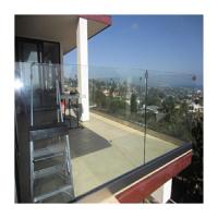 China Aluminium shoe base for 6mm glass balustrade uk stainless steel for terrace for sale