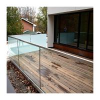 China U base guardrail glass clamps for stairs modern baluster design for terrace for sale
