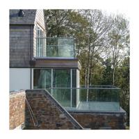 China Stainless u channel glass balustrade detail vinyl porch railing and posts for sale