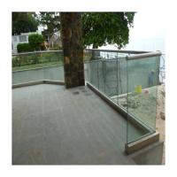 China A1 U channel glass balustrade frameless with balustrades handrails stainless steel for sale