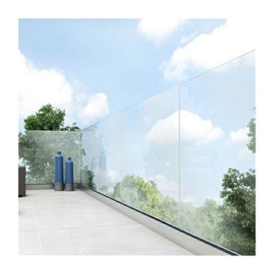 China WilliamArchi frameless balustrade aluminium U channel tempered glass fence panels for sale