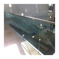 China WilliamArchi frameless balustrade aluminium U channel tempered glass fence panels for sale