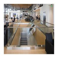 China Frameless Balustrade Staircase Outdoor Balcony U Channel Adjustable Glass Railing Shoe for sale