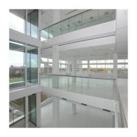 China New House Railing Modern Design Aluminum Balustrade Tempered Glass Railing U Channel for sale