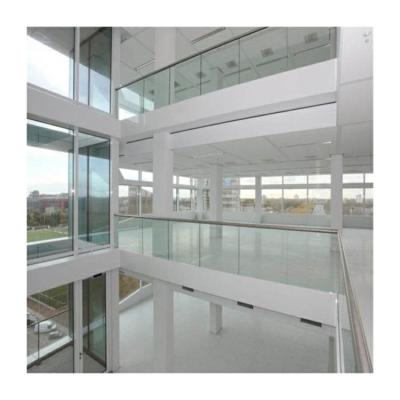 China New House Railing Modern Design Aluminum Balustrade Tempered Glass Railing U Channel for sale