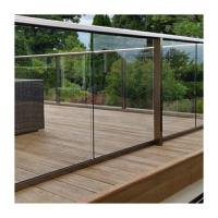 China Safe And Low Price Stainless Steel Aluminium U Base Channel Glass Railing For Staircase With Top/FWilliamArchi Mount for sale