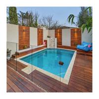 China Outdoor Deck Aluminium Channel Base Shoe Glass Balustrade for sale