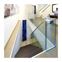 China Glass Balustrade Railing Support Aluminum U Channel Base Shoes Balcony Railing Design Glass for sale