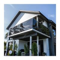 China Modern Balconies Glass Railing Design Glass Railing for sale