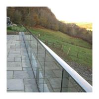 China Aluminum Profile U Channel Glass Balustrade for sale