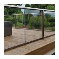 China Aluminum 12mm Tempered Glass Balustrade Design Glass Clamp for sale