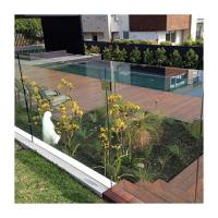 China Aluminum 12mm Tempered Glass Balustrade Design Glass Clamp for sale