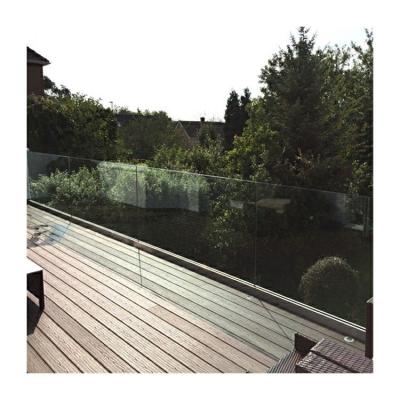 China Exterior U Base Channel Glass Balustrade/ Railing For Laminated Glass terrace WilliamArchi Railing Designs for sale