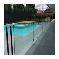 China U Base Channel Railing System Balcony Balustrades Handrails Apartment Frameless Tempered Glass Balustrade for sale