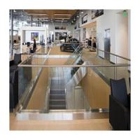 China Outside Balcony Glass railing/Stainless Steel Handrail / U Channel Glass Railing Alumium Base Shoe Glass Railing for sale