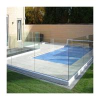 China Outside Balcony Glass railing/Stainless Steel Handrail / U Channel Glass Railing Alumium Base Shoe Glass Railing for sale