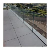 China High Quality Balcony Design Aluminum Handrail Glass Railing U Channel Clamp for sale