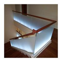 China U Channel Profile Tempered glass balustrade price per metre for Balcony for sale
