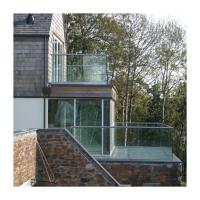 China Grade 6063-T5 Aluminium profile base shoe U channel frameless glass railing for balcony use for sale