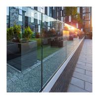 China Outdoor / Villa Decorate Frameless Railing Glass Balustrade for Balcony for sale