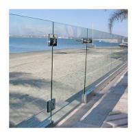 China Small area aluminium profile for glass railing with base cladding for sale