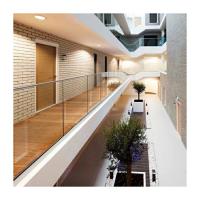 China Frameless U Channel Glass Railing for Staircase and Balcony for sale