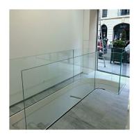 China U Base Shoes Aluminum Frameless Glass Railing for Balcony for sale