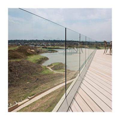China Flooring 10mm U Channel Glass Railing Security Balustrade Railing Systems for sale