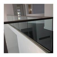 China Aluminum Glazing U Channel Glass Stainless Steel Balustrade Modern for sale