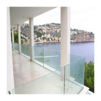 China Glass shoe base stainless balcony glass fittings baluster terrace for sale