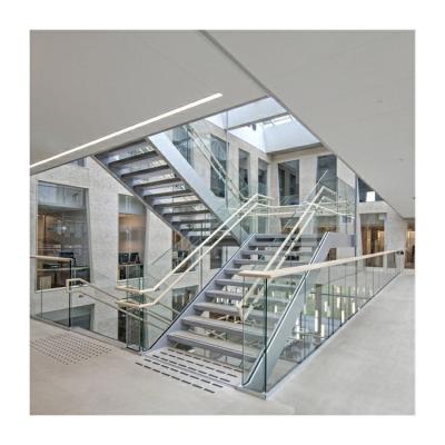 China Aluminum U Base Channel Glass Railing Designs For Front Porch for sale