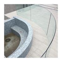 China Aluminum U Base Channel Glass Railing Designs For Front Porch for sale