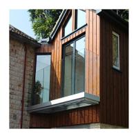 China Extruded u base glass panel decking balustrade balcony glass fencing for sale