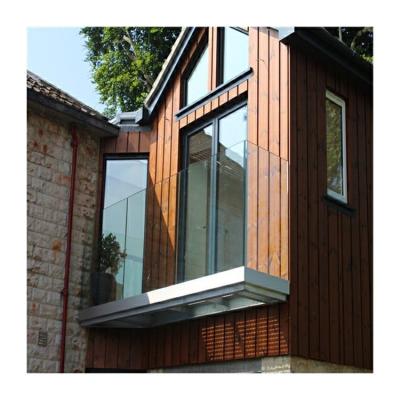 China Extruded u base glass panel decking balustrade balcony glass fencing for sale