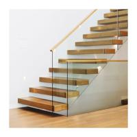 China Shoe base fencing structural glass balustrade pvc handrails for stairs for sale