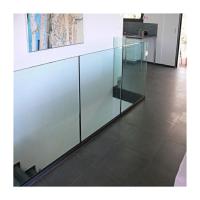 China Modern high quality customized aluminium railing system U channel glass railing for sale