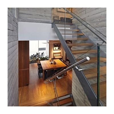 China Glazing shoe base glass balcony panels for sale building a stair railing for sale