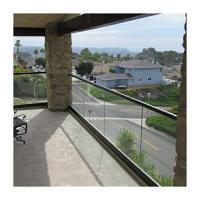 China Stainless steel u channel for glass fittings suppliers indoor balcony railing for sale