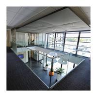 China Base shoe glass railing for stairwell and terrace WilliamArchi modern stair railing balcone in vetro for sale
