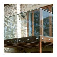 China Puerto Rico brushed stainless steel standoffs modular balcony standoff railing for sale