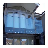 China Puerto Rico brushed stainless steel standoffs modular balcony standoff railing for sale