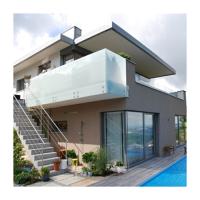 China Puerto Rico brushed stainless steel standoffs modular balcony standoff railing for sale