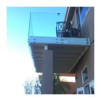 China Puerto Rico brushed stainless steel standoffs modular balcony standoff railing for sale