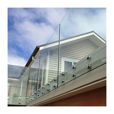 China Antilip glass signs with standoffs deck standoff railing sections for sale