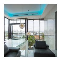 China SGCC steel glass stand railings for concrete patio standoff for sale