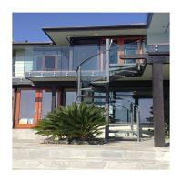 China SGCC steel glass stand railings for concrete patio standoff for sale