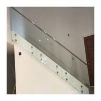 China Solomon Islands standoff glass guardrail railing for concrete patio standoff for sale