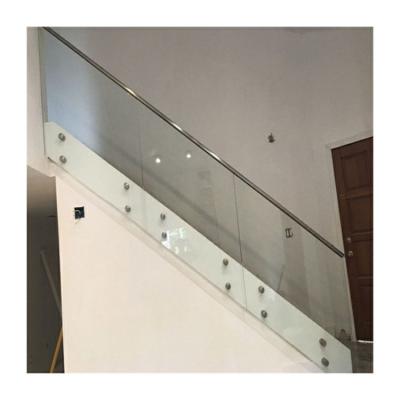 China Solomon Islands standoff glass guardrail railing for concrete patio standoff for sale