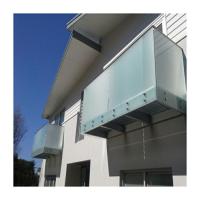 China Zimbabwe glass top standoffs painting balcony standoff railings for sale