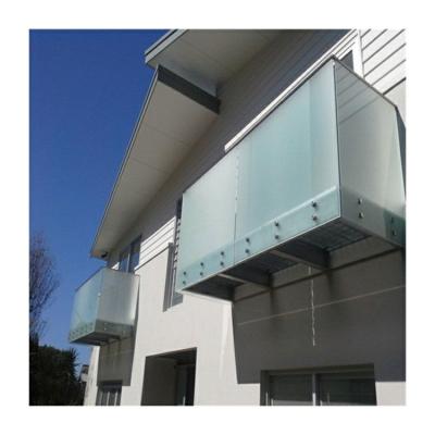 China Zimbabwe glass top standoffs painting balcony standoff railings for sale